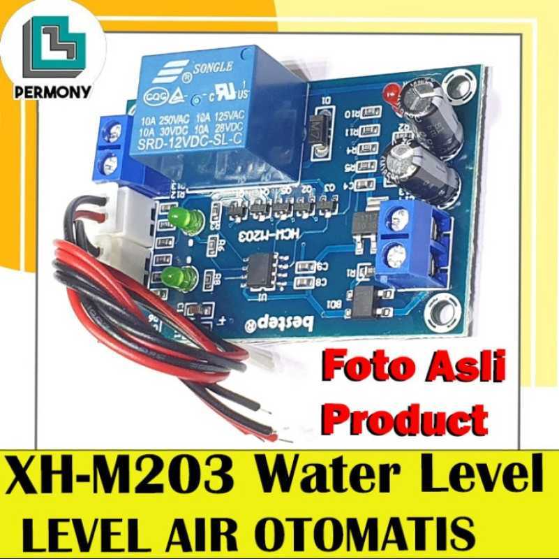 Promo Xh-m203 Water Level Switch Control Automatic Sensor Air Otomatis Radar Diskon 23% Di ...