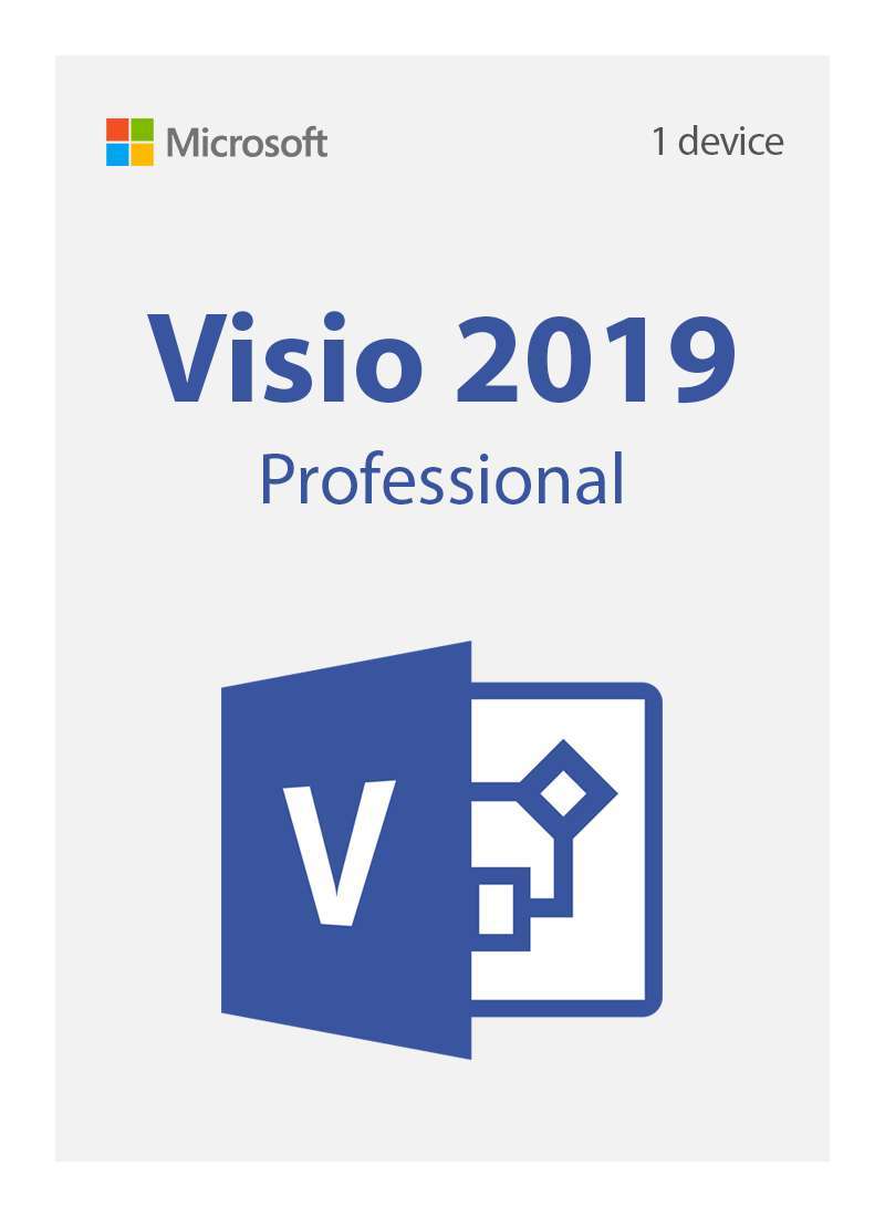 Promo Microsoft Visio 2019 Profesional License Original Microsoft ...