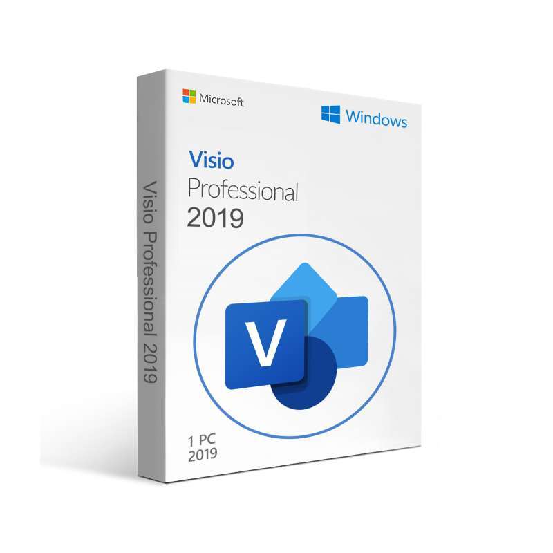 Promo Microsoft Visio 2019 Profesional License Original Microsoft ...
