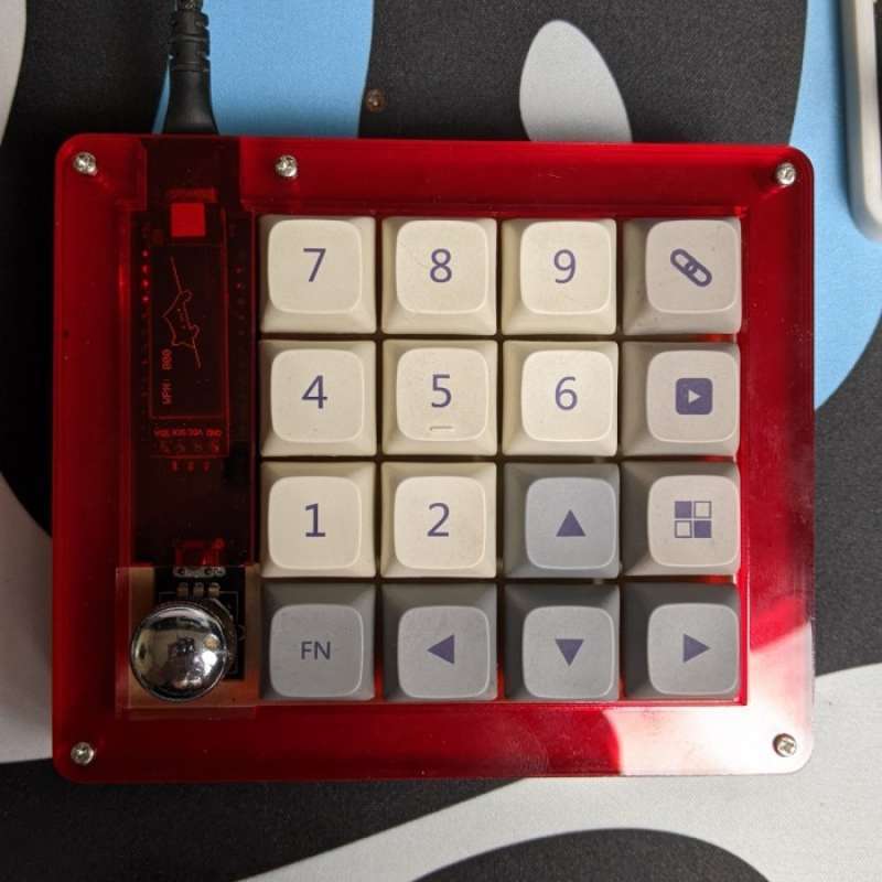 Jual Case Acrylic Akrilik Dumbpad Numpad Macro Pad Sandwich Mount ...