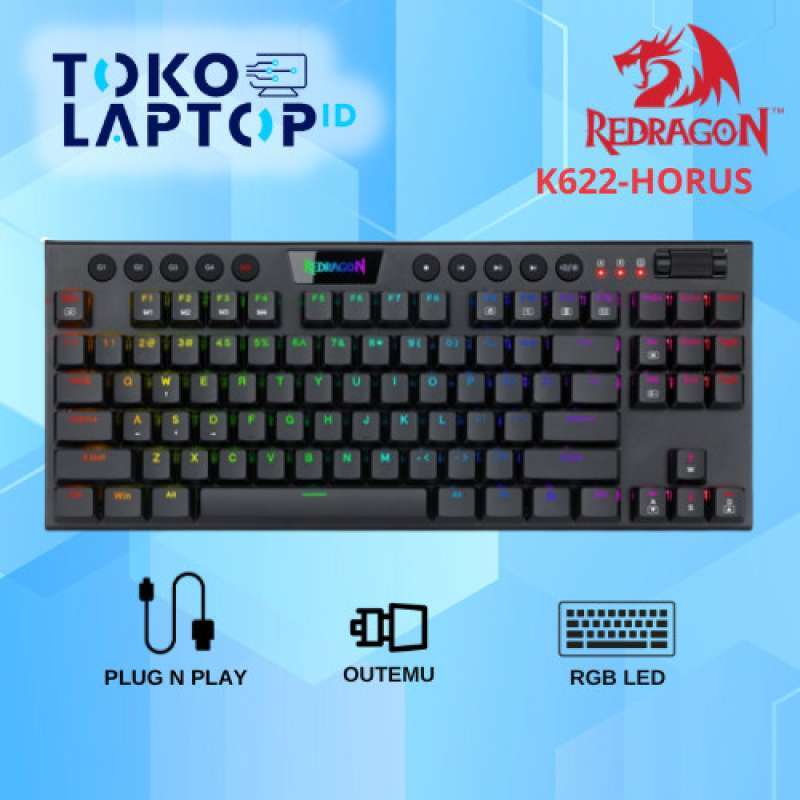 Jual Redragon Horus K622 Rgb Ultra Low Profile Switch Mechanical ...