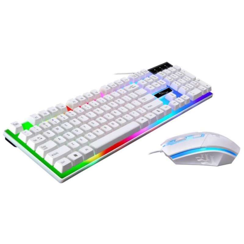 Jual Keyboard Dan Mouse Gaming Pc Full Set Led Rgb Waterproof Acetech ...