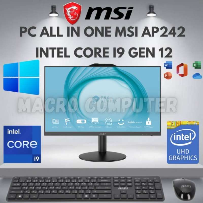Jual Msi Aio Pc I9 12900k Ram 32gb Ssd 512gb Led 24 All In One Pc I9 ...