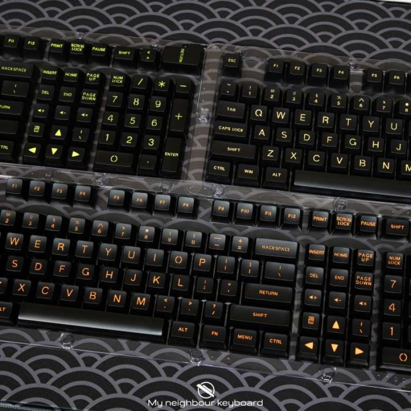 Jual Letter Color Abs Double Shot Keycaps / Keycap Set - Green Letter ...