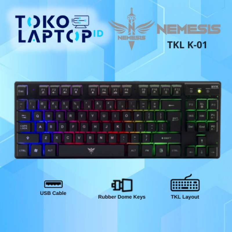 Jual Nyk Nemesis K-01 / K01 Tkl Wired Gaming Keyboard Di Seller Velvet Store - Cengkareng Timur ...