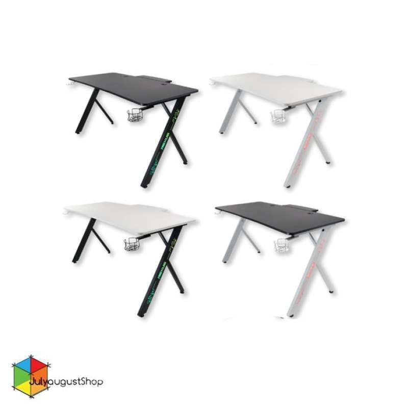 Jual Rexus Gala Rgb Gaming Desk - Meja Gaming - Black-white Di Seller ...