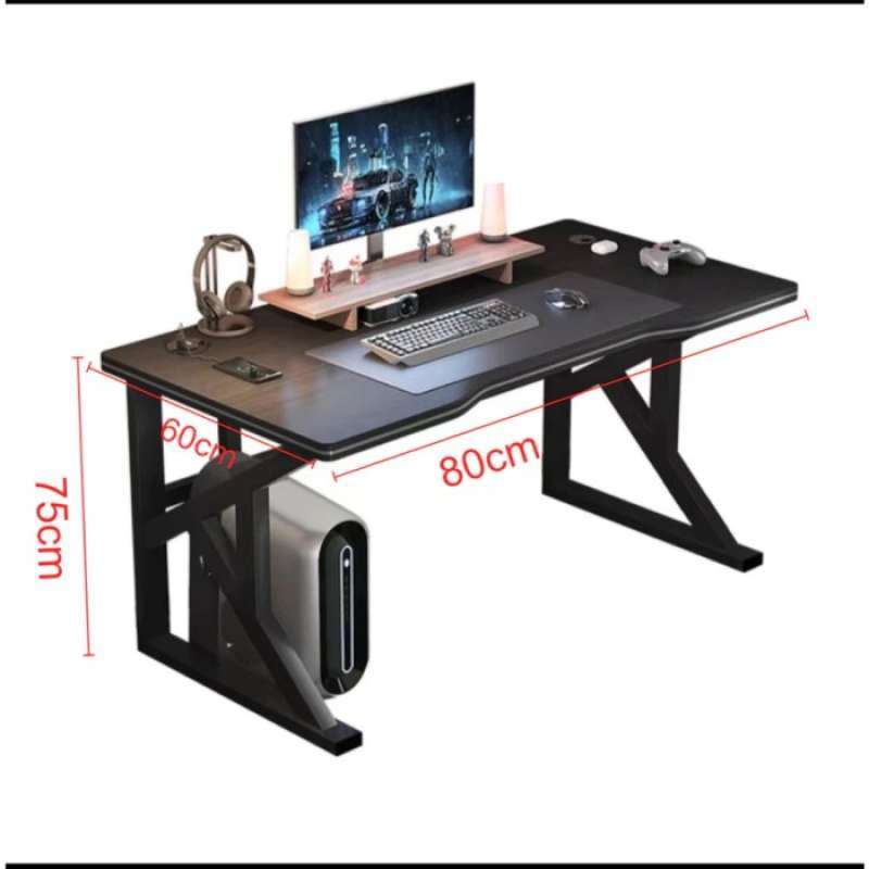 Jual Meja Gaming Berkualitas / Meja Komputer Besar Premium Rangka Besi ...