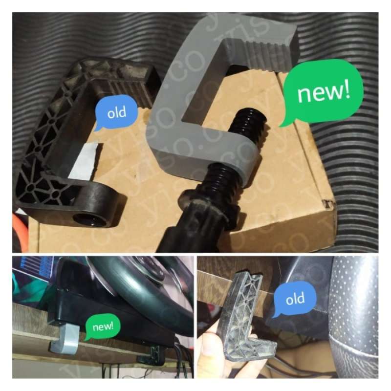 Jual Logitech Steering Wheel G27 G29 G25 C Clamp Replacement Spare ...