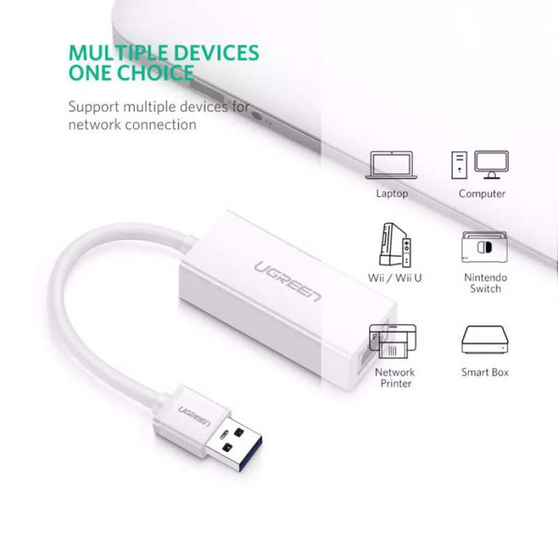 Jual Ugreen Usb 3.0 To Lan Gigabit Ethernet Adapter 1000mbps - Usb 3.0 ...