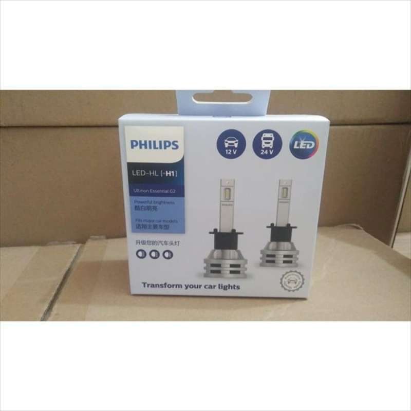 Promo Bohlam Lampu Led Hl Putih Philips H1 12v 24v Ultinon Essential G2 Diskon 33% Di Seller ...