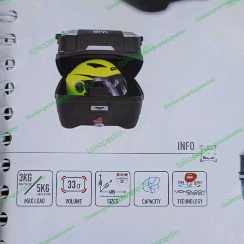 Promo Box Givi B33ntm-adv/ B33 Atlas Advance Series... Baru Diskon 5% Di Seller Therbaith ...