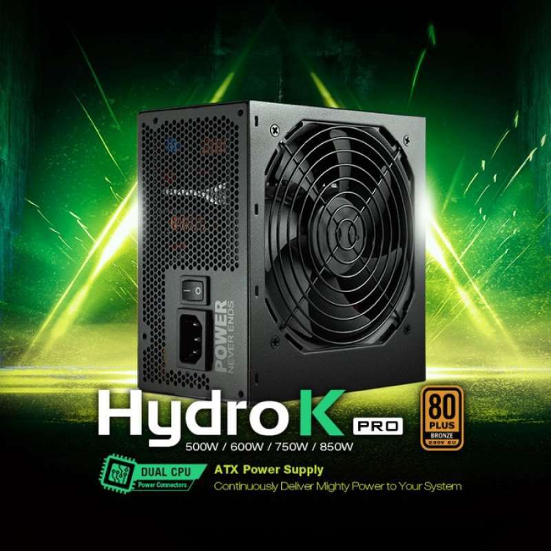 Jual Psu Fsp Hydro K Pro 850w 80 Plus Bronze - All Flat Black Cables Di ...
