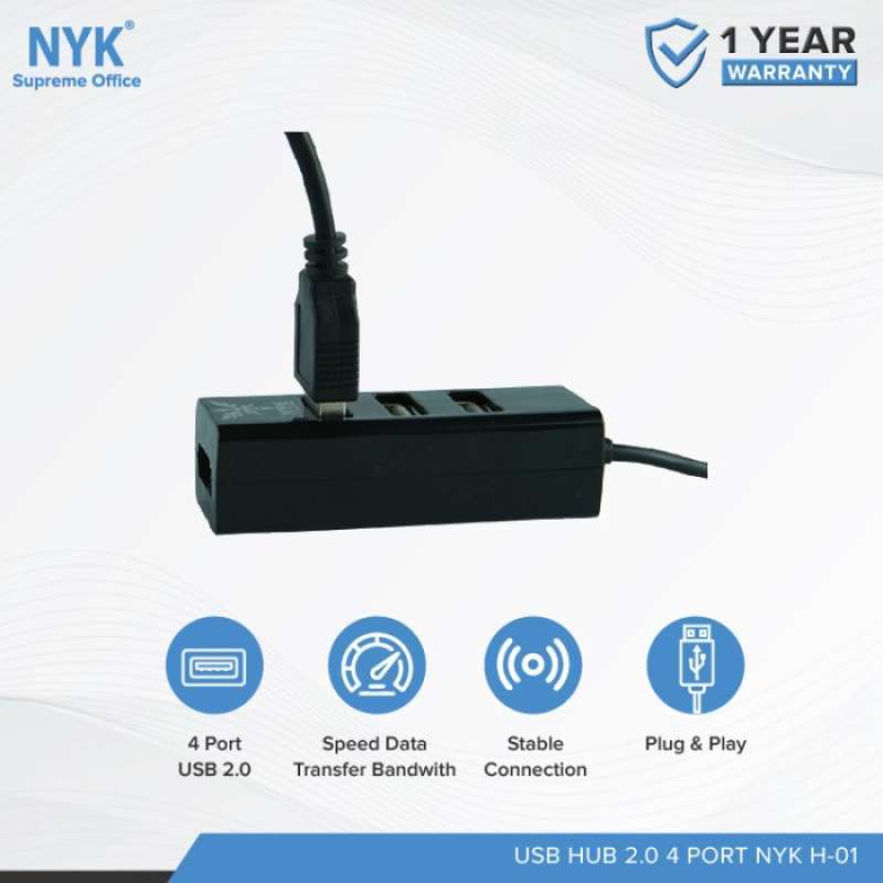 Jual Nyk Usb Hub Port Usb + Type-c Garansi 1 Tahun Resmi Indonesia Di Seller Velvet Store ...