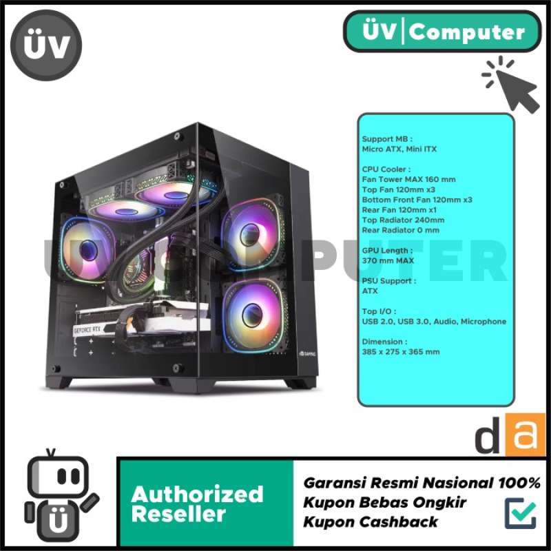 Jual Casing Pc Komputer Digital Alliance Da N30s V2 Mid Tower M-atx ...