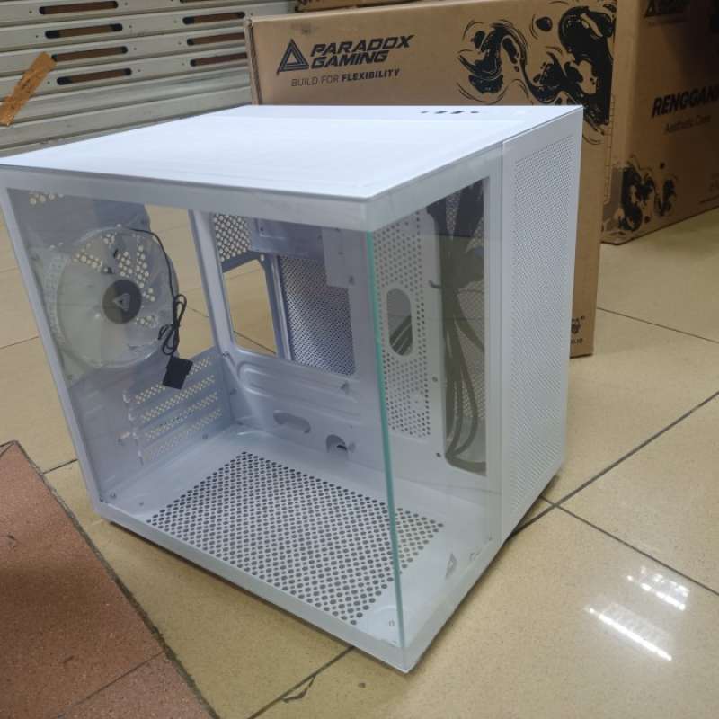 Jual Casing Komputer Paradox Gaming Rengganis M Atx Dual Chamber Free ...