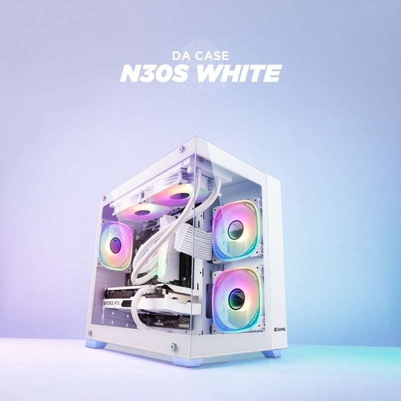 Jual Digital Alliance N30s Tempered Glass Mid-tower Gaming Case Da ...