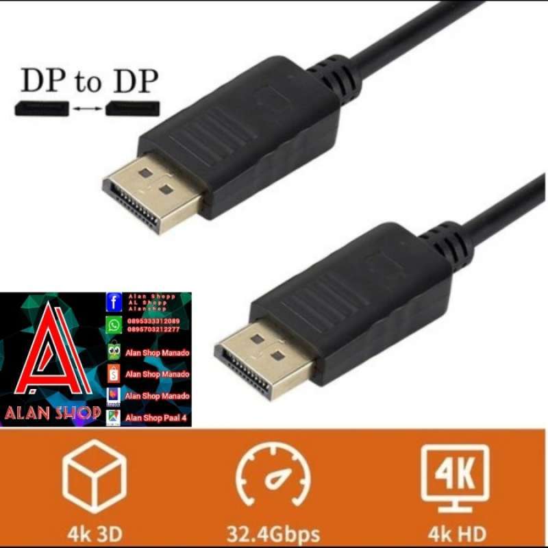 Jual Kabel Display Port To Display Port Di Seller Velvet Store ...