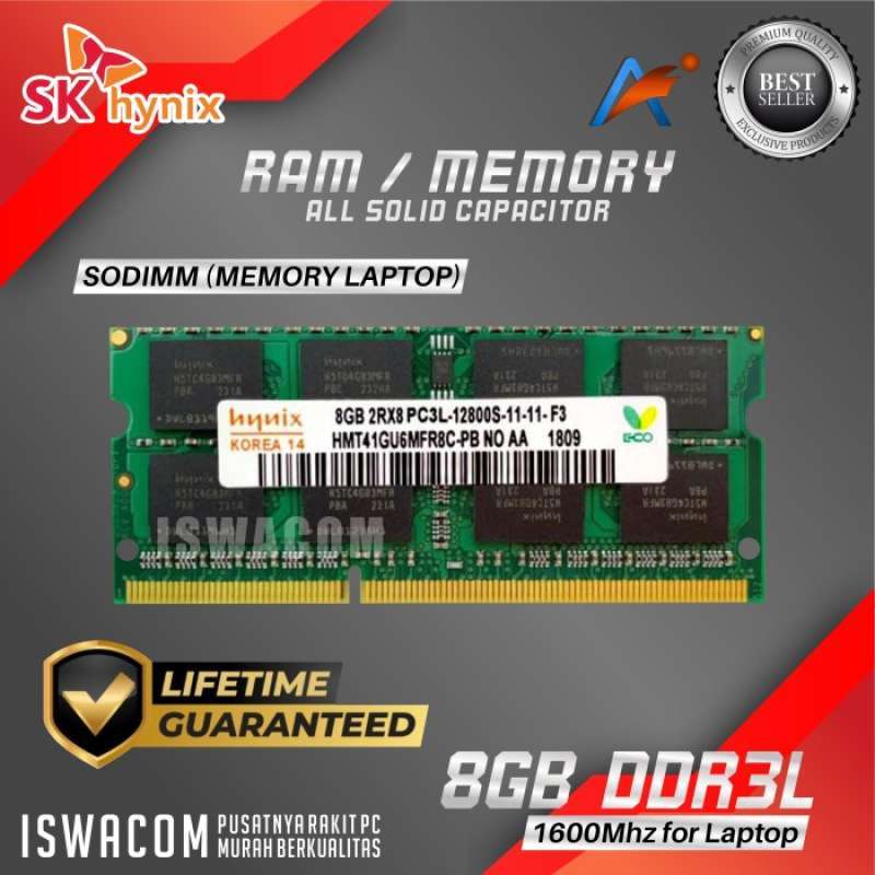 Jual Hynix Ram Memory Laptop Ddr3l 8gb | 4gb | Sodim Notebook - 4gb 1600mhz Di Seller Velvet ...