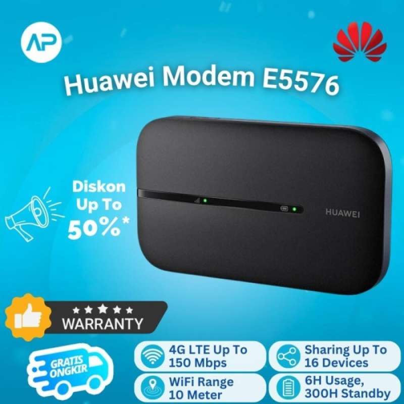 Jual Huawei Modem E5576 4g Mobile Wifi - Huawei New 15gb Di Seller ...