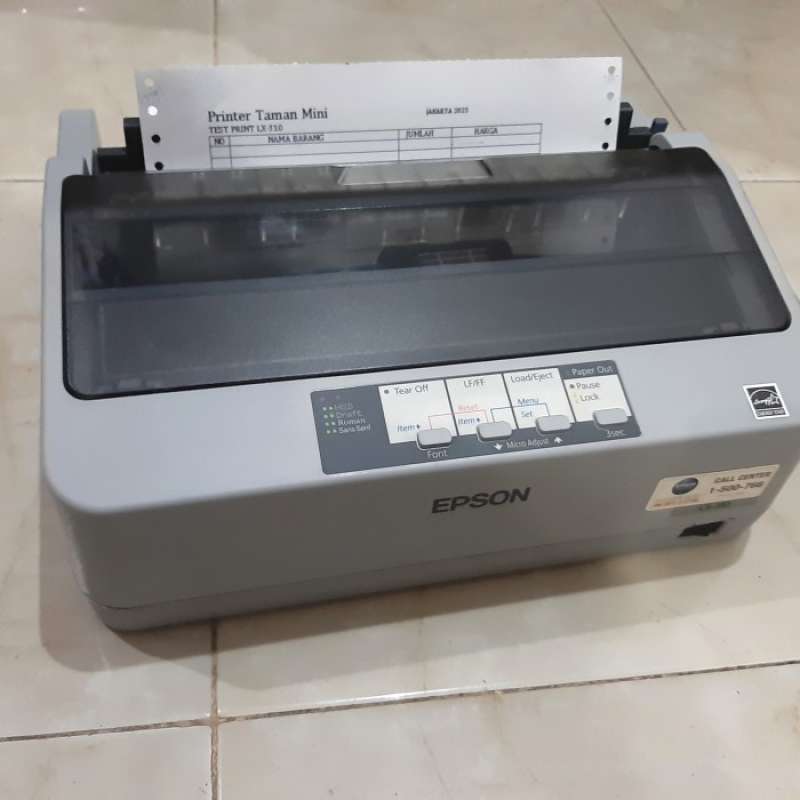Jual Printer Epson Lx310 Usb Dot Matrix Pita Kasir Invoice Nota Lx-310 ...
