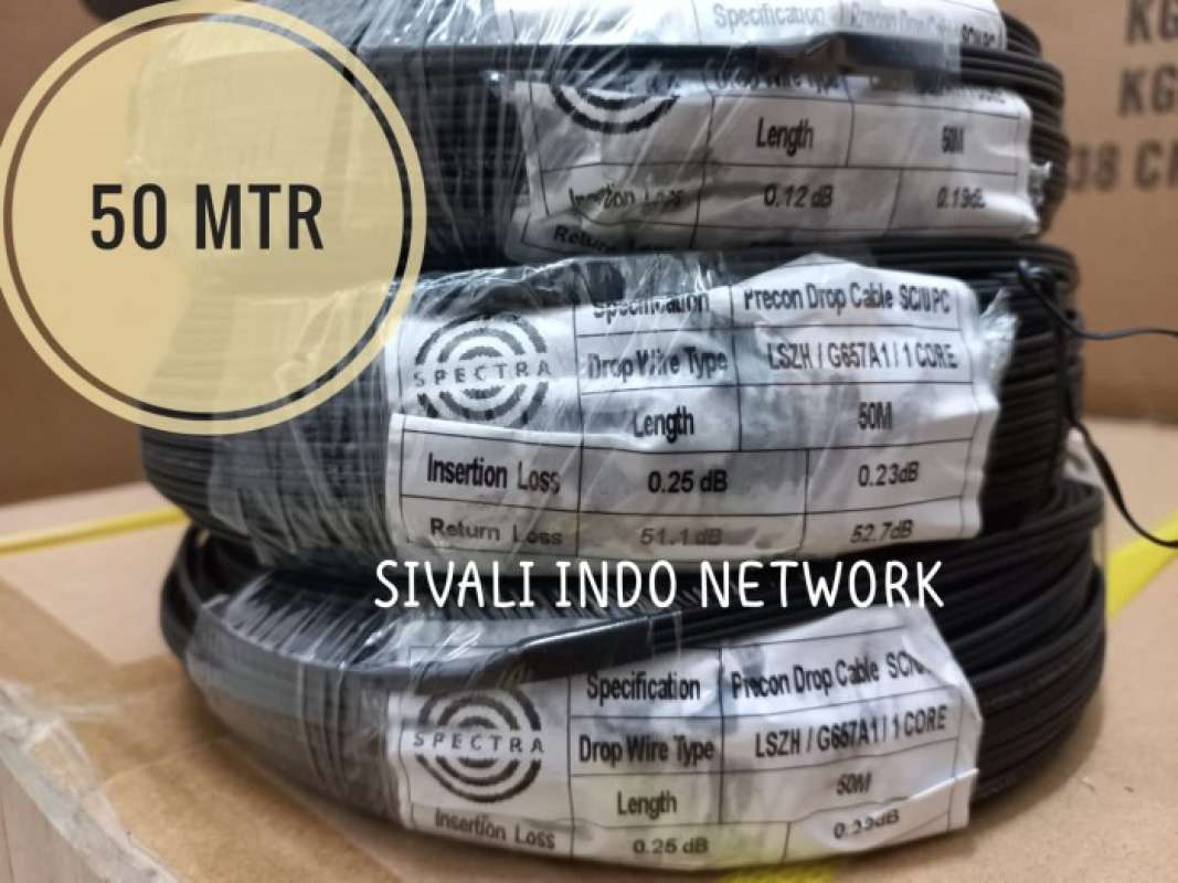 Jual Kabel Fo Precon Spectra 1 Core 3 Seling Sc Upc 50/75/100/150/200/300 M Di Seller Velvet ...