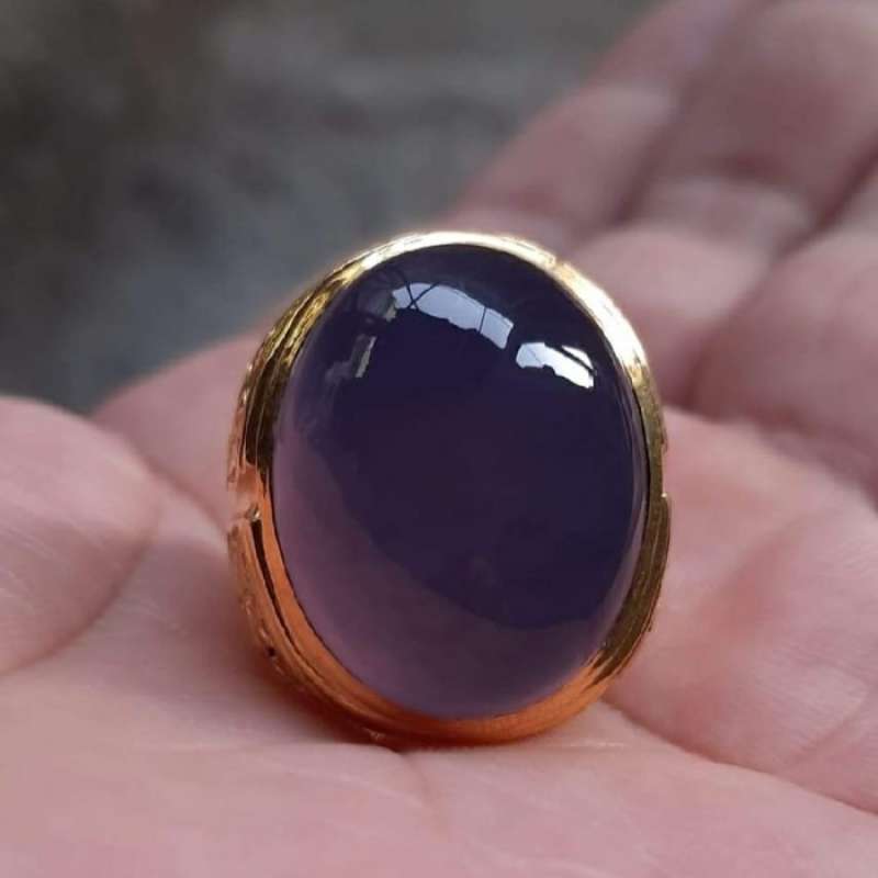 Jual Cincin Batu Akik Anggur Lavender Natiral / Batu Raja Stone - 9 Di ...
