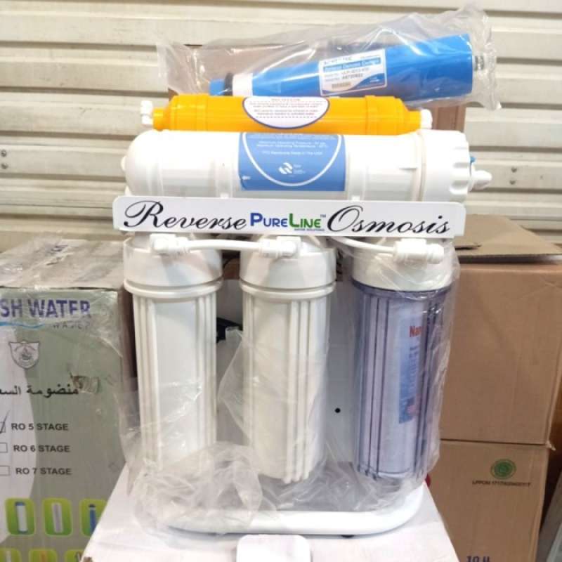 Promo Mesin Ro Micron / Ro Plus 5 Step Reverse Osmosis 400 Gpd Baru Diskon 4% Di Seller Tubruks ...
