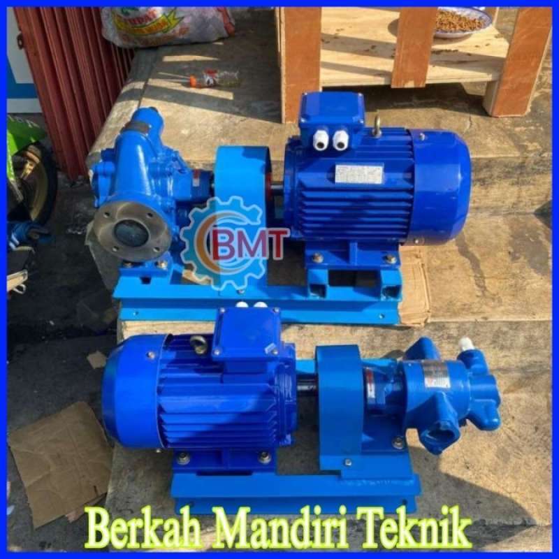 Jual Gear Pump Rotor Rk300 Motor 7,5hp 380v Pompa Cairan Kental Minyak ...