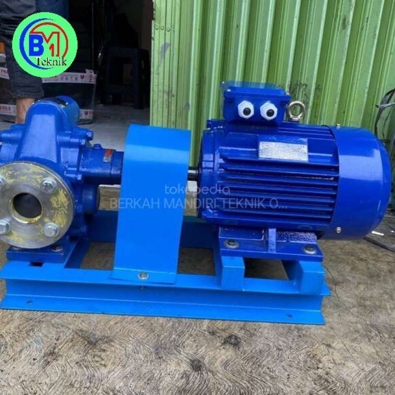 Jual Gear Pump Rotor Rk300 Motor 7,5hp 380v Pompa Cairan Kental Minyak ...