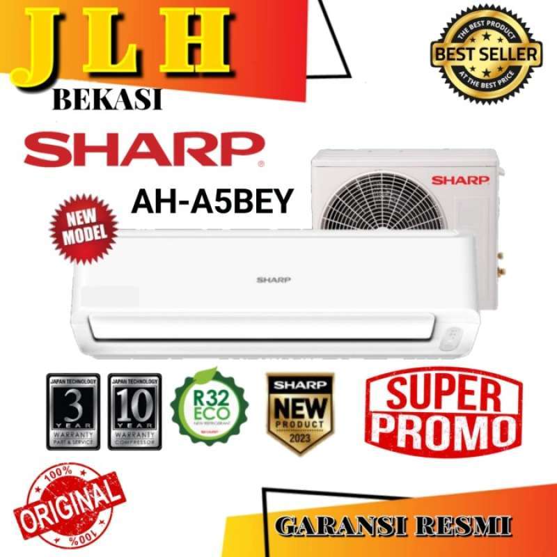 Promo Ac Sharp Ah-a5 Ucy 1/2pk Turbo Cool Series R32 0.5pk Garansi 10th ...