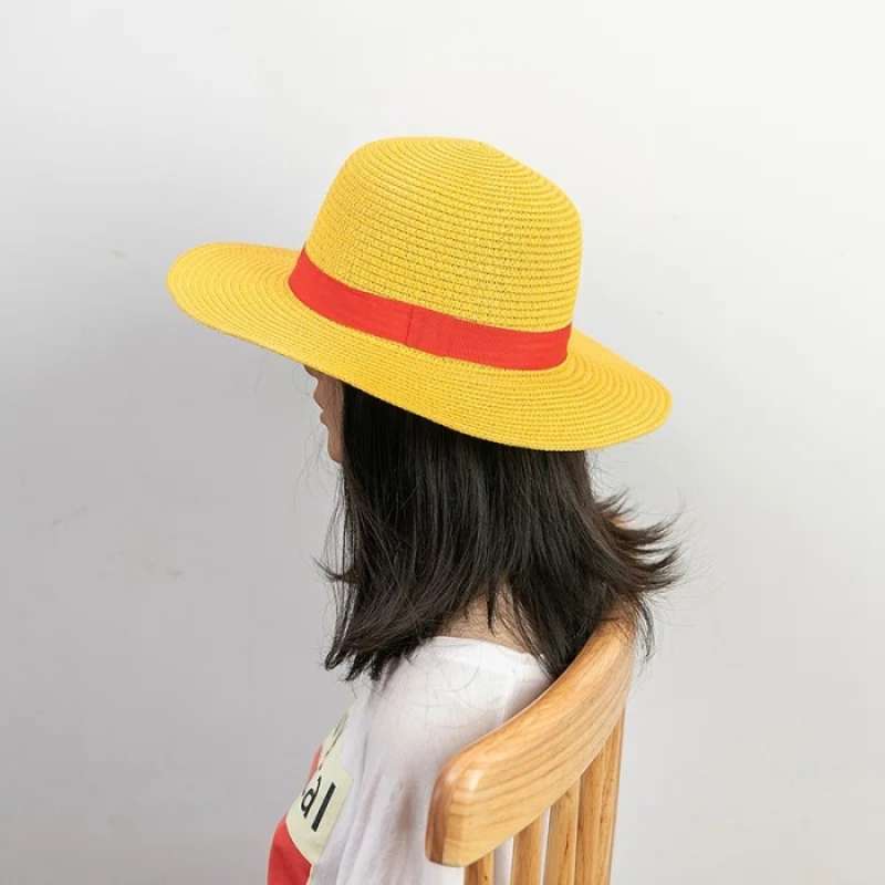 Jual Topi Jerami Cosplay One Piece Monkey D Luffy Hat - Kuning Di ...