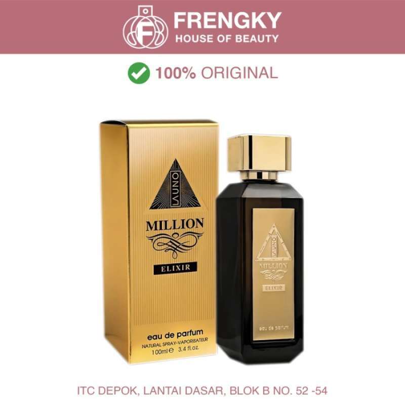 Promo Parfum Fragrance World La Uno Million Elixir Edp 100 Ml Diskon 33 ...