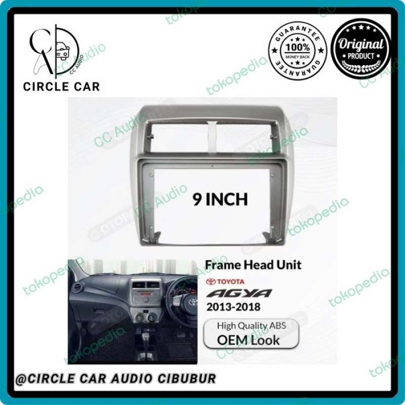 Promo Frame Head Unit 9 Inch Agya Ayla 2013 -2018 Diskon 33% Di Seller ...