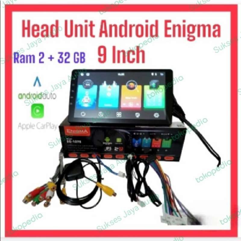 Promo Head Unit Android Enigma 9 Inch Eg-1078 Ram 2/32gb Android Auto Diskon 33% Di Seller ...
