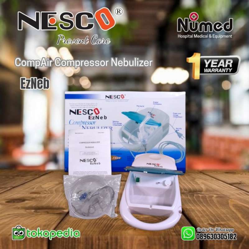 Promo Nebulizer Nesco Ez-neb / Compressor Nebulizer Original Nesco ...