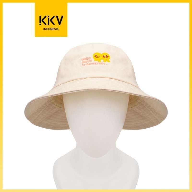 Jual Kkv Qd Nomo White Bucket Hat Topi Bucket Putih Bordir Kartun ...