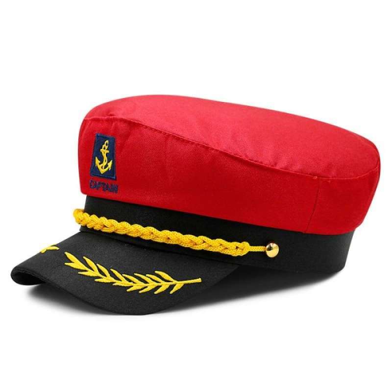 Jual Topi Sailor Topi Angkatan Laut Topi Kapten Kapal Laut Topi Sailor ...