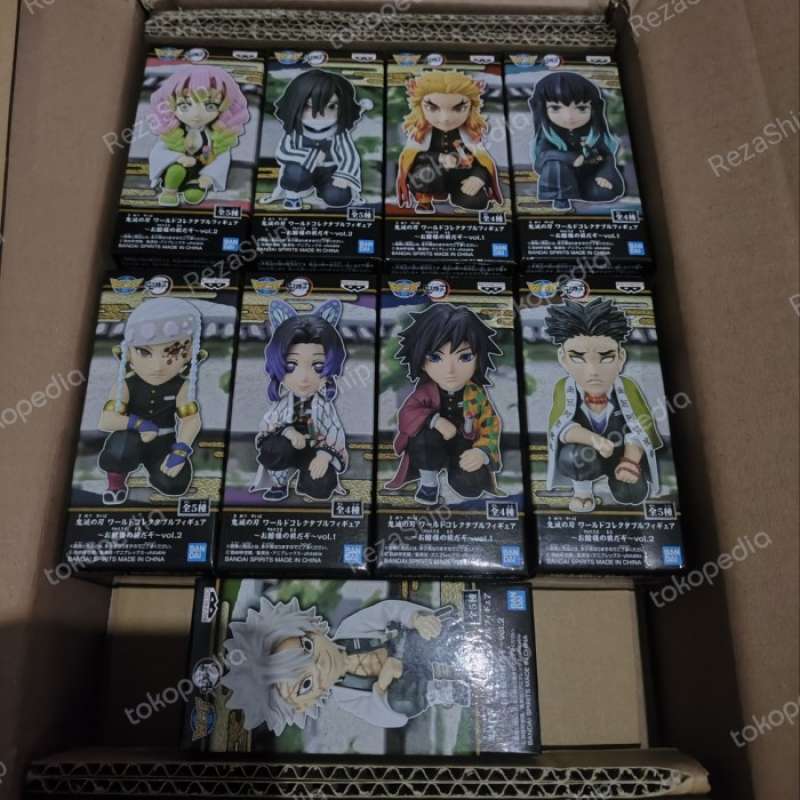 Jual Wcf Demon Slayer Hashira Kneeling Set Ori Giyu Rengoku Gyomei ...