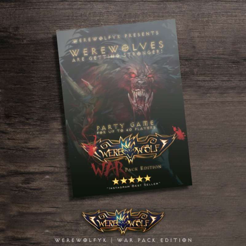 Jual Kartu Werewolf (werewolf Card) War Pack (bahasa Indonesia) Di ...