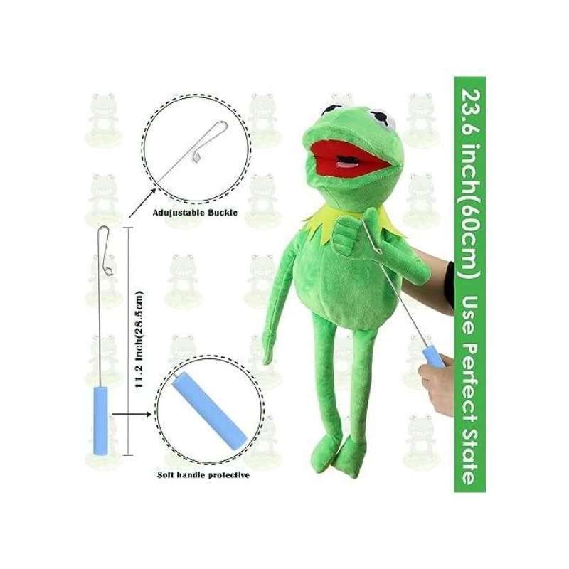 Jual Kermit The Frog Puppet With Control Rod Metal Puppet Setthe ...