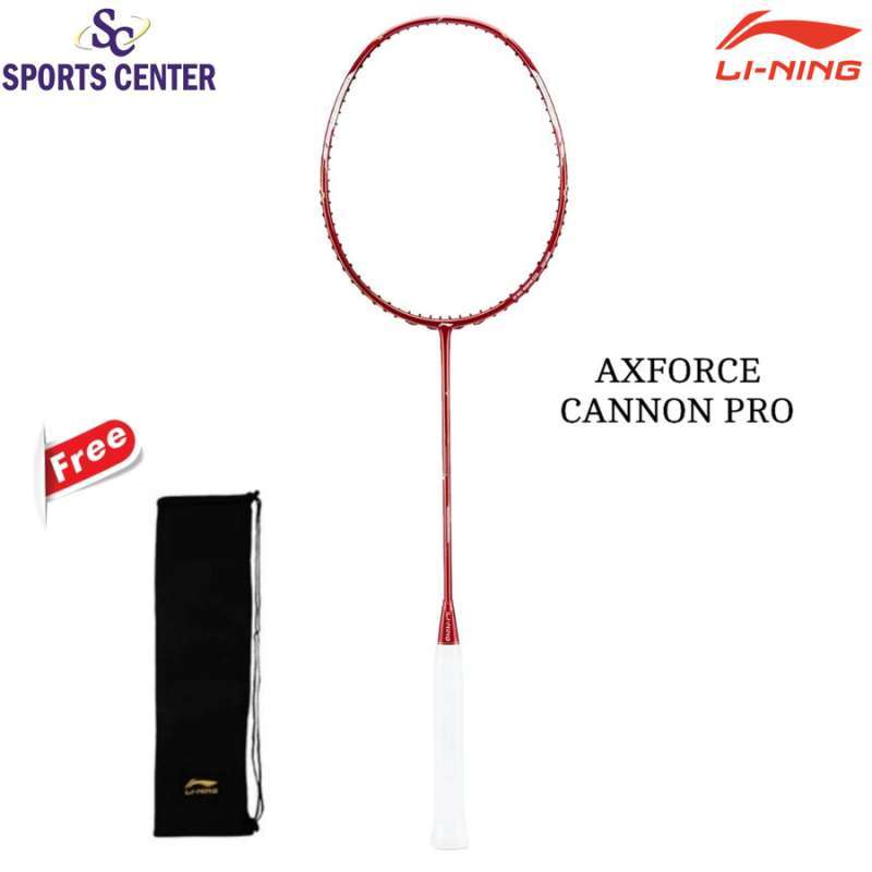 Promo New Raket Badminton Lining Axforce Cannon Pro Aypu083 Molten Lava ...