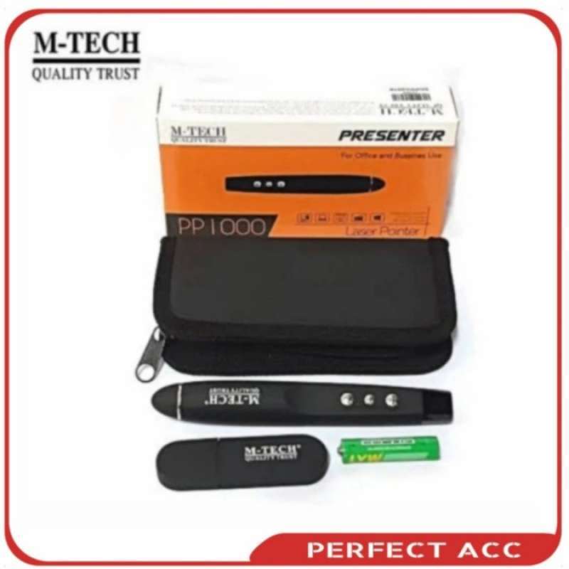 Promo 100% Produk Ori Laser Pointer Presenter P1000 M-tech Diskon 23% ...