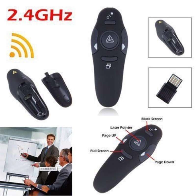 Promo 100% Produk Ori Laser Pointer 2.4ghz Wireless Presenter Cursor ...