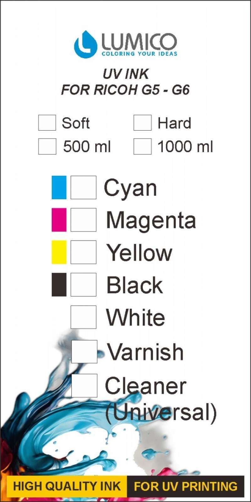 Promo 100% Produk Ori Tinta Uv Ricoh Konica Print Head Gen5 & Gen6 1000ml Original Diskon 23% Di ...
