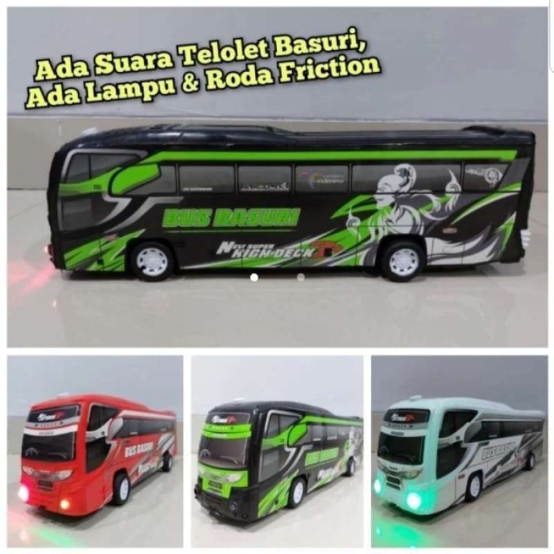 Jual Mainan Bus Basuri Telolet - Mainan Bus Batre - Mainan Bis Telolet ...