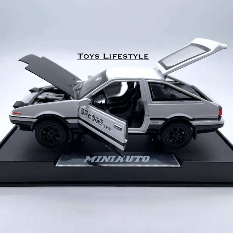 Jual Mobil Miniauto Diecast - Toyota Trueno Ae86 Initial D Skala 1:32 ...