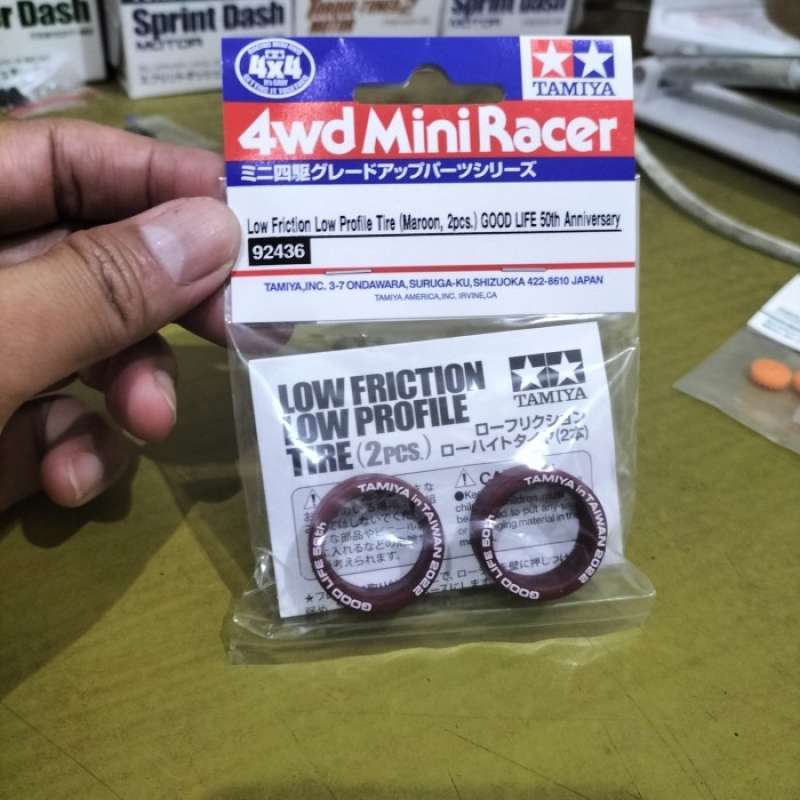 Jual Tamiya 92436 Ban Maroon Low Friction - Good Life 50th Anniversary ...