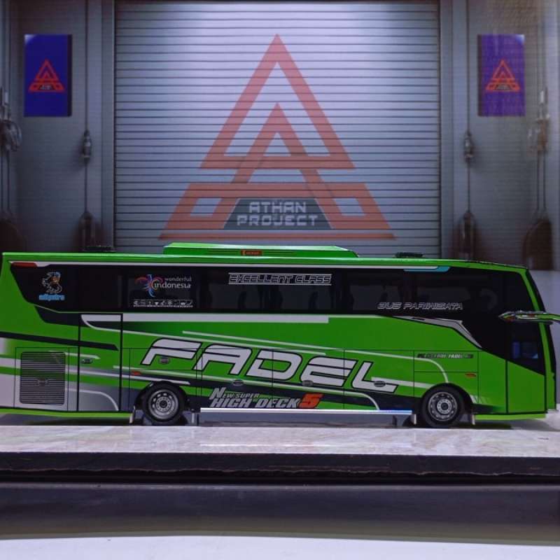 Jual Miniatur Bus Papercraft Maudi Msm Asyrof Jb5 Hadiah Dan Pajangan ...