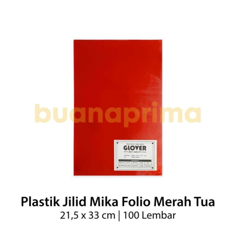 Jual Plastik Mika F4 Isi 100 Cover Jilid Warna Mica Folio - Hijau Di ...