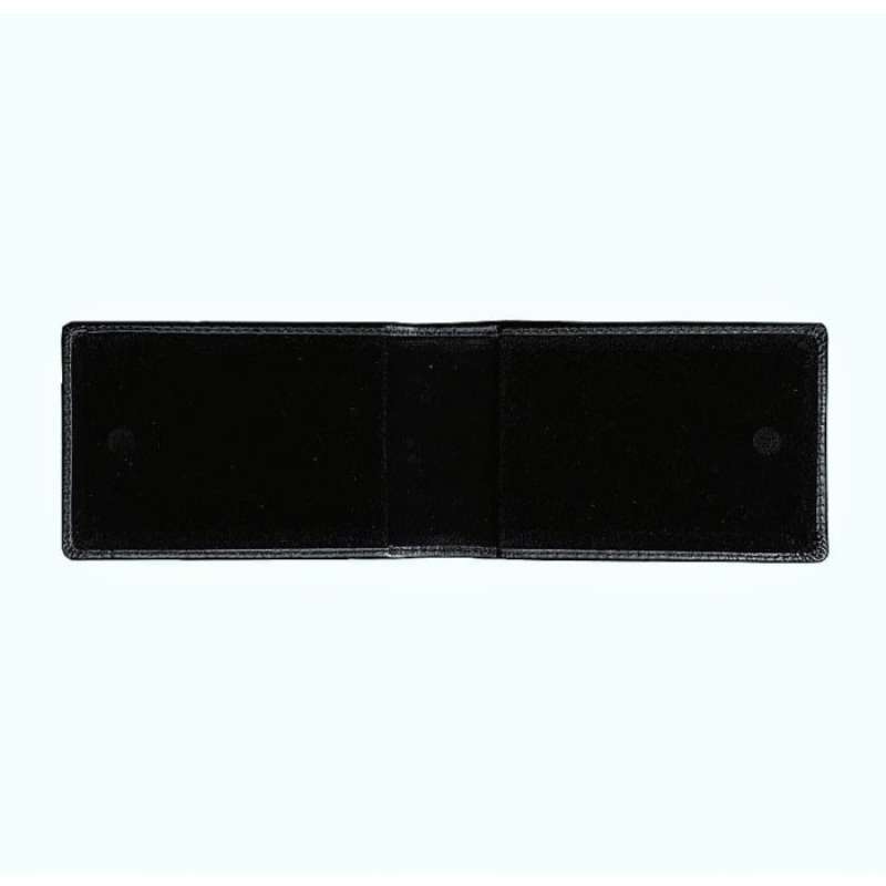 Jual Name Tag Id Card Holder Kulit Magnet Karyawan Pegawai Hitam Di ...